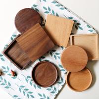 China Customized Cork Coasters for Drinks  Cute Large Round Outdoor Cup Coasters for Cups Coffee Wooden Table Protection for sale