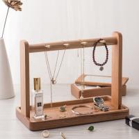 China Entrance key shelf wooden desktop storage tray living room porch multi-functional jewelry watch storage for sale