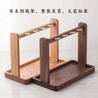 China Entrance key shelf wooden desktop storage tray living room porch multi-functional jewelry watch storage for sale