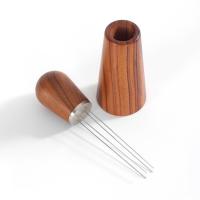 China Coffee Stirrer, Professional Espresso Stirring Distribution Tool Coffee Powder Hand Tamper Distributor ,wooden coffeeNeedle, for sale