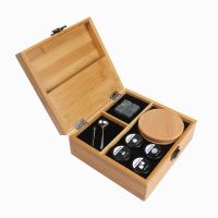 China Cocktail Whiskey Smoker Kit with Torch 4 Flavor of Wood Chips for Bourbon Infuse Smoked Drink Old Fashioned Birthday for Men for sale