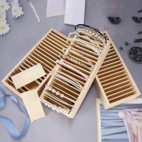 China Wooden Bracelet Storage Box Jewelry Display Stand Removable Tray Organizer Box for sale