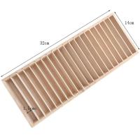 China Wooden Bracelet Storage Box Jewelry Display Stand Removable Tray Organizer Box for sale