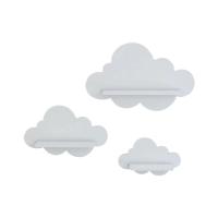 China Wooden Cloud Shelves Nursery Wall Decor Kids Room Decor Nursery Shelves Cloud Decor Kids Book Shelf for sale