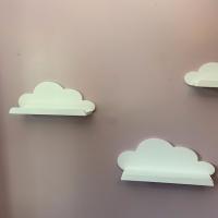 China Wooden Cloud Shelves Nursery Wall Decor Kids Room Decor Nursery Shelves Cloud Decor Kids Book Shelf for sale