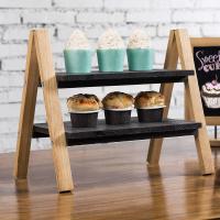 China wooden Jewelry display stand wooden cake stand in wedding party , Natural color or Rustic customized color accept for sale