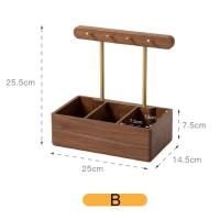 China Solid wood key and accessories organizer  living room desktop  jewelry hook ornament Entryway organizer Wooden key storage for sale