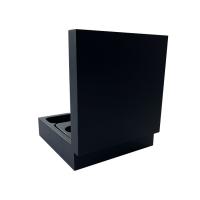 China 4 holes Black wooden Nespresso coffee  Capsule Box for sale