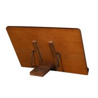 China Adjustable Book Holder Tray and Page Paper Clips-Cookbook Reading Portable Sturedy Lightweight Bookstand for sale