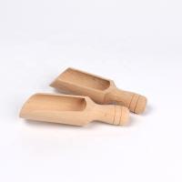 China Wooden Small Little Mini Scoop Salt Sugar Coffee Spoon Tool Kitchen Tool for sale