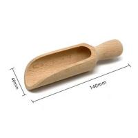 China Wooden Small Little Mini Scoop Salt Sugar Coffee Spoon Tool Kitchen Tool for sale
