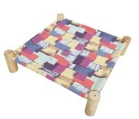 China Cat and Dog Hammock Bed Wooden Cat Hammock Elevated Cooling Bed Detachable Portable Indoor Outdoor Pet Bed Suitable for Cats for sale