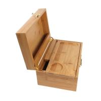 China Bamboo Stash Box Bundle with  Rolling Tray Storage Set and Lock, Locking Stash Box and Full Set of Tools for sale