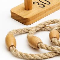 China wooden ring toss set wooden outer door game set for sale