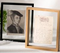 China Office Home Desktop Display Wooden Frame for DIY Dry Flowers and Leaves for sale
