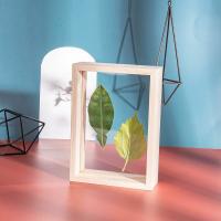 China Office Home Desktop Display Wooden Frame for DIY Dry Flowers and Leaves for sale