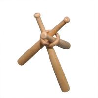 China 150/180 MM Mini Baseball Stand Wooden Baseball Bats Display Holder Baseball Accessories for Ball for Kids for sale