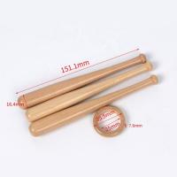 China 150/180 MM Mini Baseball Stand Wooden Baseball Bats Display Holder Baseball Accessories for Ball for Kids for sale