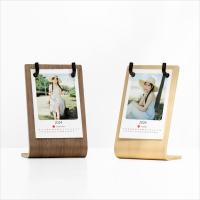 China Desk Wooden Calendar Stand 6inch 7inch 8inch  Calendar Wood Stand for sale