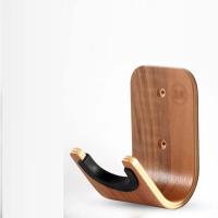 China Wooden Guitar Wall Hanger Design Wall Mount Guitar Holder Acoustic Guitar Accessories for sale