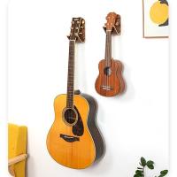 China Wooden Guitar Wall Hanger Design Wall Mount Guitar Holder Acoustic Guitar Accessories for sale