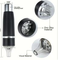 China Portable Manual Press Pen Grinder aluminum alloy tobacco grinder detachable and cleanable one-hand tobacco grinder for sale