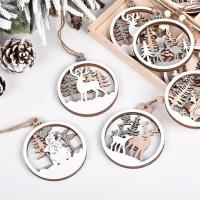 China Wooden decorative pendants for Christmas family atmosphere for sale
