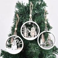 China Wooden decorative pendants for Christmas family atmosphere for sale