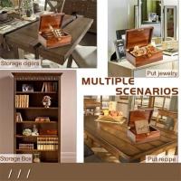 China Handmade high quality multi-purpose can be customized wooden storage gift box for bedroom for sale
