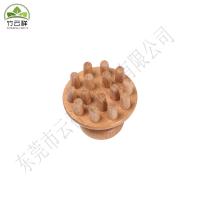 China Small style raw wood color can be laser marked or uv printed customized size wooden massage stick for sale
