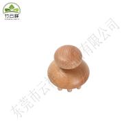 China Small style raw wood color can be laser marked or uv printed customized size wooden massage stick for sale