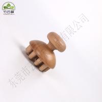 China Small style raw wood color can be laser marked or uv printed customized size wooden massage stick for sale