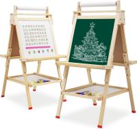 China Customized Deluxe Standing Wooden Art Easel for sale