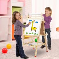 China Customized Deluxe Standing Wooden Art Easel for sale