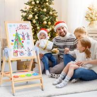 China Customized Deluxe Standing Wooden Art Easel for sale