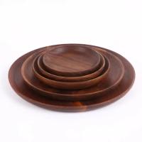 China Hot selling natural wood personalized food service reusable tableware coaster wholesale for sale