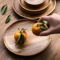 China Hot selling natural wood personalized food service reusable tableware coaster wholesale for sale