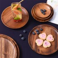 China Hot selling natural wood personalized food service reusable tableware coaster wholesale for sale