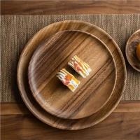 China Hot selling natural wood personalized food service reusable tableware coaster wholesale for sale