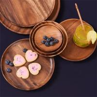 China Hot selling natural wood personalized food service reusable tableware coaster wholesale for sale