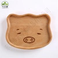 China Shaped style durable and beautiful reusable wooden eco-friendly tableware for sale