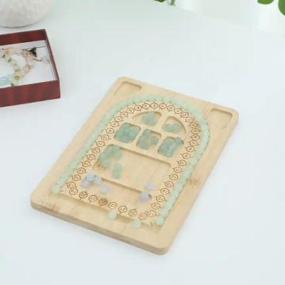 China Custom Wooden Bead Board for Jewelry Making DIY Modern Design for sale