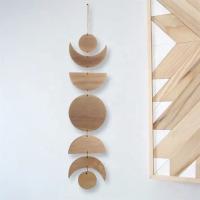 China Creative Sun and Moon wooden pendant retro style decorations for sale