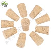 China Custom Natural Glass Jar with Eco-Friendly Wood Cork High Quality Home Decor Wine/Spirit Bottle Stopper Wholesale DIY Friendly for sale