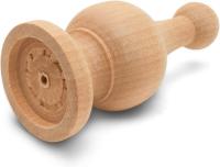 China Unfinished Wood Finials Decorative, for Bed Post Finial, Curtain Rod Finials, Flagpole Topper, and Crafts for sale