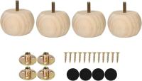 China Customized Sofa Legs-Furniture Legs,Round Couch Legs- Wood Furniture feet for sale