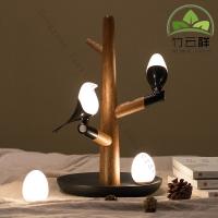 China Wooden branches of the lamp with bird Bedroom Living Room Bedside Led for sale