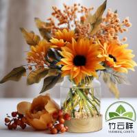 China Customized Wood Holder Desktop Plant Glass Vase Plant Propagation Terrarium for sale