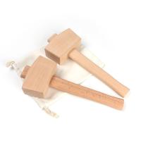 China Customized Solid Hardwood Hammer Ice Hammer Mallet Woodworking Hand Tool for sale