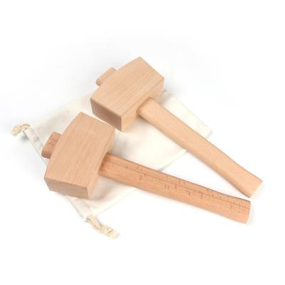 China Customized Solid Hardwood Hammer Ice Hammer Mallet Woodworking Hand Tool for sale